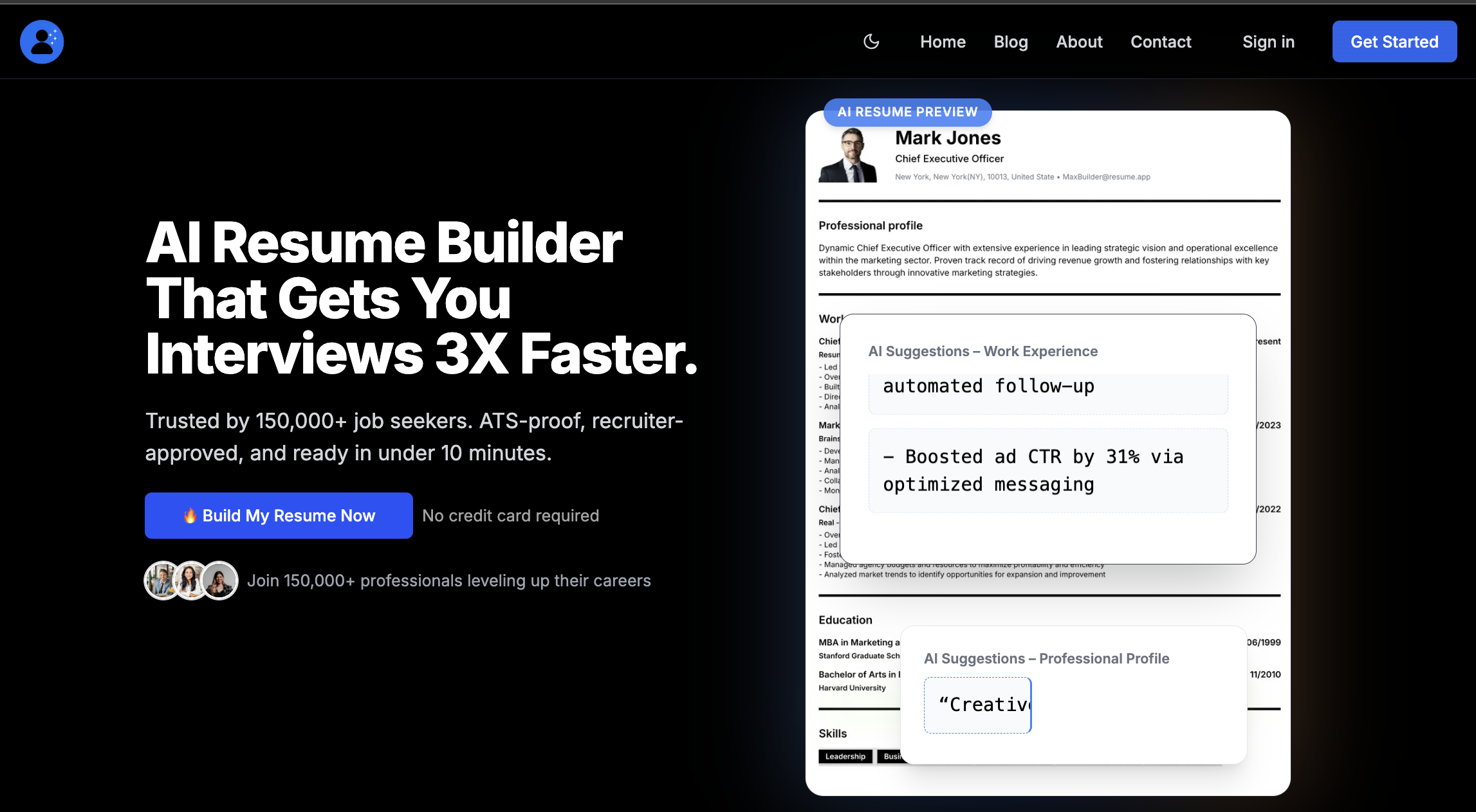 resuemeprep.app - #1 AI Resume Builder for 2025